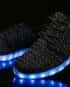 Led Shoes Women Black Canvas